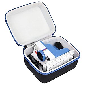 khanka Hard Travel Case replacement for Compatible with Polaroid I-2 Instant Camera/Now+ 2nd Generation I-Type/Originals Now+ / Now I-Type/OneStep 2 / OneStep+ Instant Film Ca (Blue Zipper)