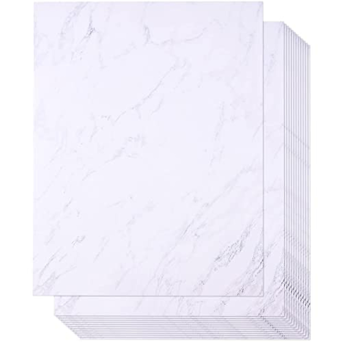 Juvale Marble Stationery Paper, Letter Size (8.5 x 11 in, 96 Sheets)