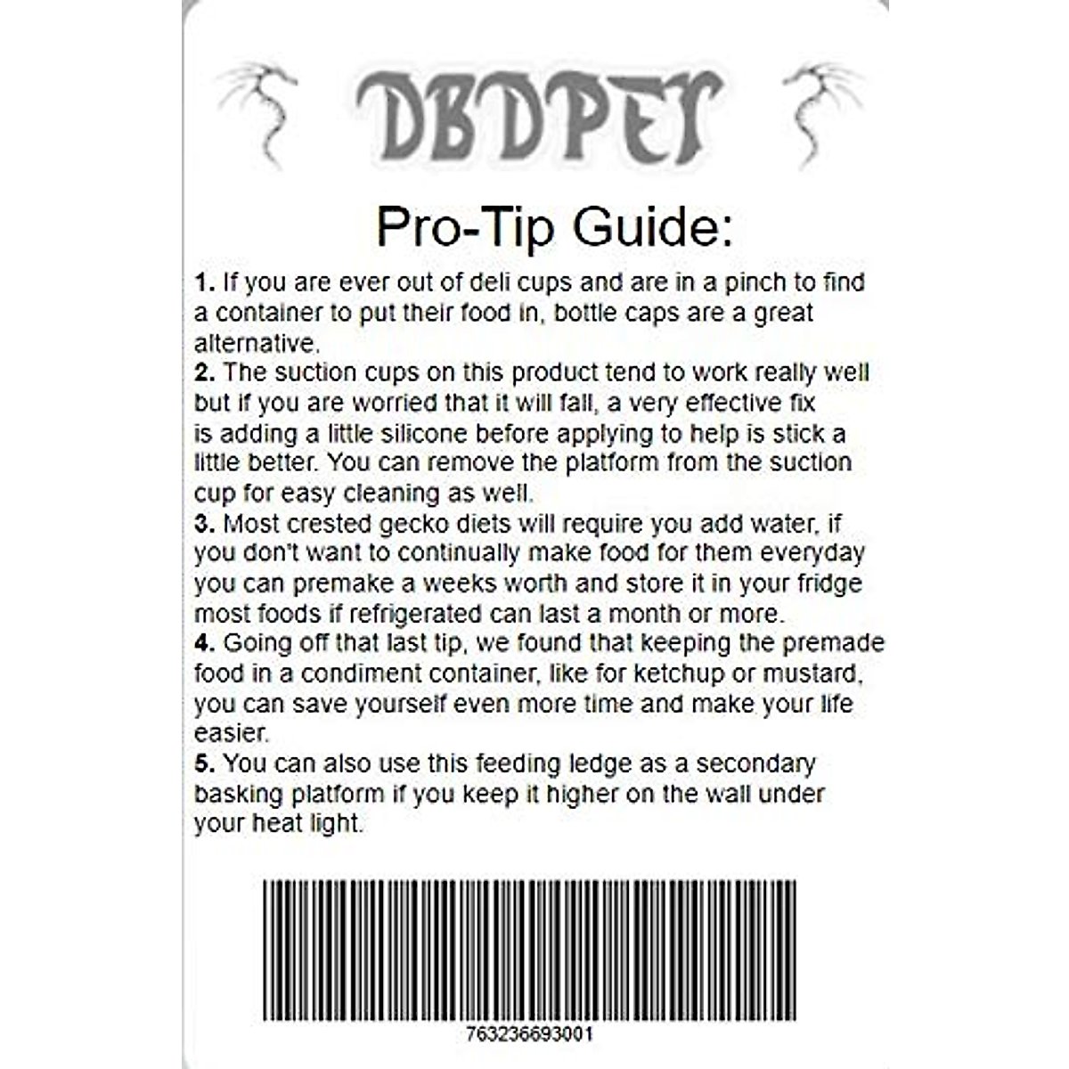 DBDPet 's Bundle with Zoomed Arboreal Feeding Platform & Attached 5 Point Pro-Tip Guide