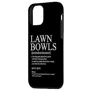 iPhone 12 mini Lawn Bowls Outfit Idea For Women & Funny Lawn Bowling Case