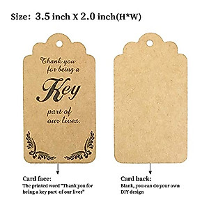 WODEGIFT 50 PCS Wedding Favors Key Bottle Opener,Wedding Favors for Guests Key Bottle Opener,Engagement, Party (Red copper)