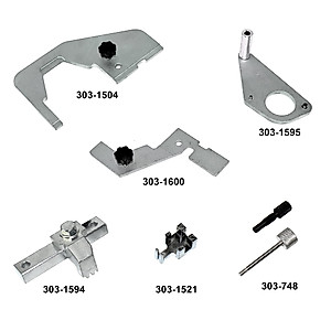 Yuesstloo Engine Camshaft Timing Locking Tool Kit, Compatible with Jaguar Land Rover Evoque 2.0T Ford Focus 2.0 Ecoboost Ti-VCT Mondeo Focus, Replace 303-1504 303-1595, with Carrying Case & Gloves