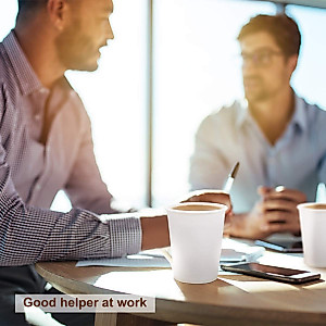 Paper Cups, 50 Pack 8 Oz Paper Cups, White Paper Coffee Cups 8 Oz Disposable White Hot Coffee Paper Cups Paper, 8 Oz Disposable Water Paper Cups Paper Water Cups, Coffee Cups Paper Cups Water Cups