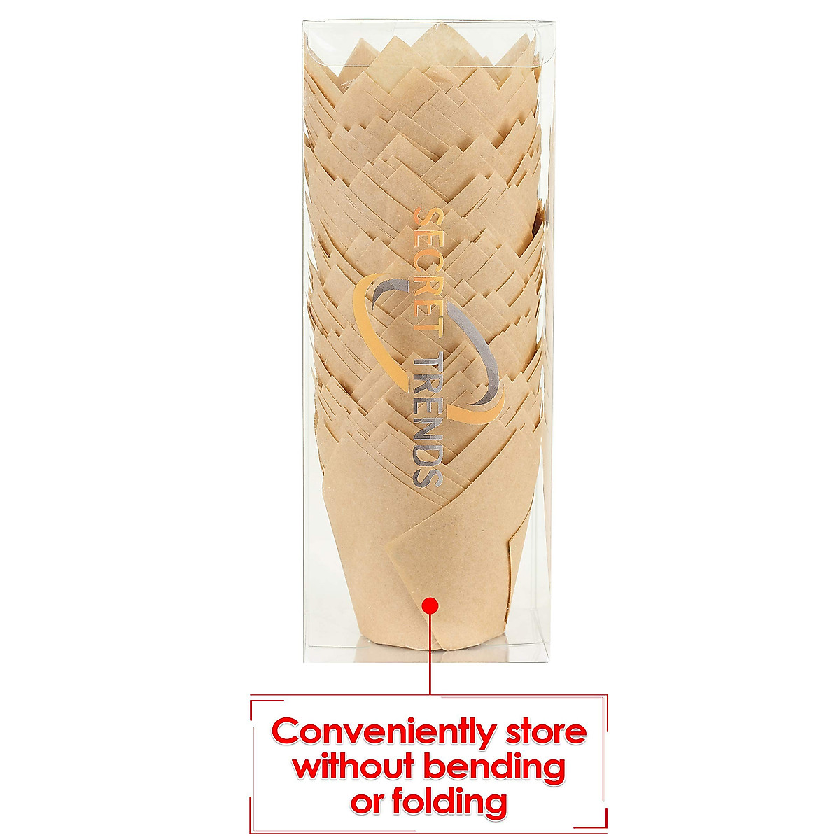 Tulip Cupcake Liners Baking Cups Parchment Paper Muffin Tin Cups Standard Size 100 Count