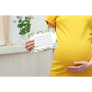 Toctose Advice for New Parents, Parenting Advice Card, Baby Shower Party, Tips for the Parents To Be，Includes a 5x7 Standing Sign and 25 4x6 Advice Cards(JYC042)