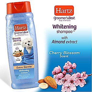 Hartz Groomer's Best Whitening Dog Shampoo, 18 Ounce Bottle
