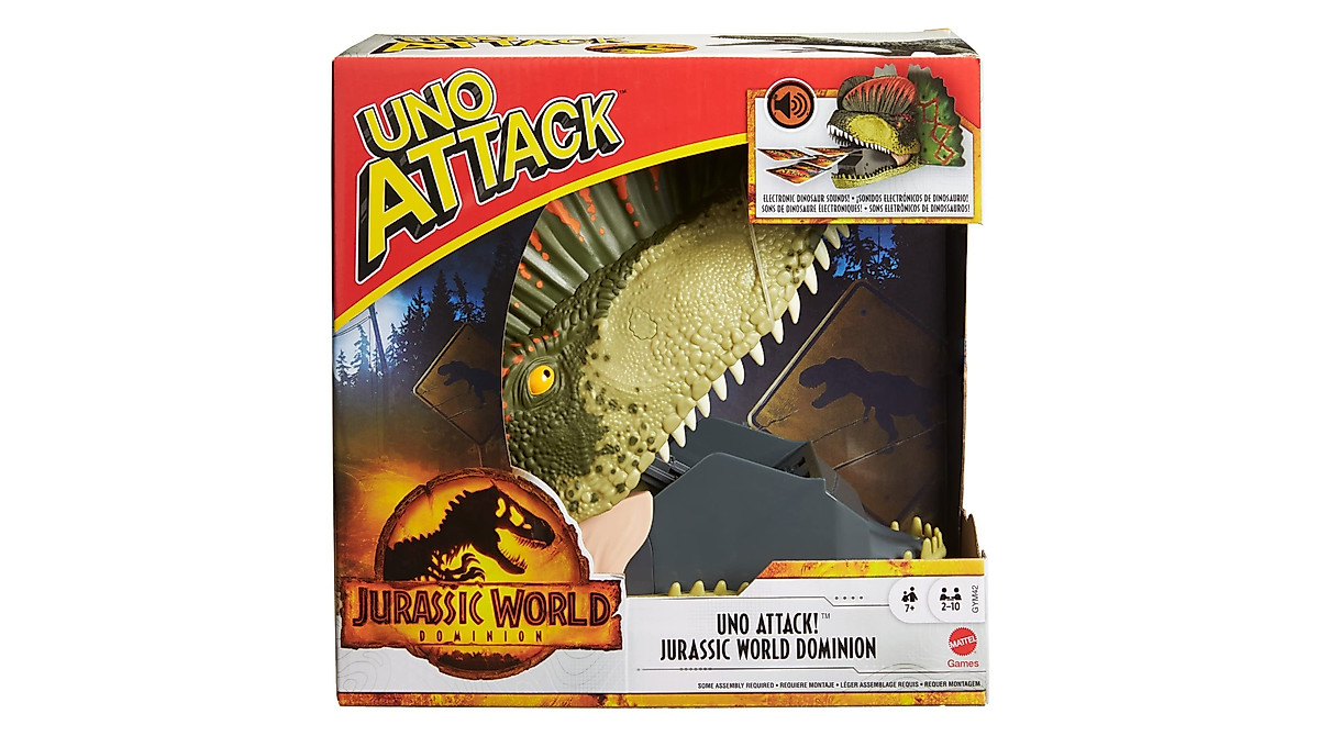 UNO Attack Jurassic World Card Game - Exciting Fun!