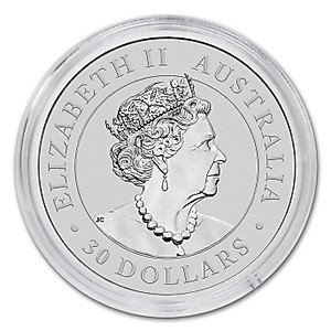 2022 P 1 Kilo (32.15 oz) Australian Silver Kookaburra Paperweight Coin Brilliant Uncirculated (BU - in Capsule) with Certificate of Authenticity $30 Seller BU