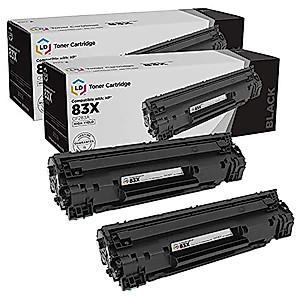 LD Products Compatible Toner Cartridge Replacement for HP 83X CF283X High Yield (Black, 2-Pack) for use in HP Laserjet Pro M225dw M201dw, MFP M225dn, M201dw, MFP M225dn, MFP M225dw, M225nw