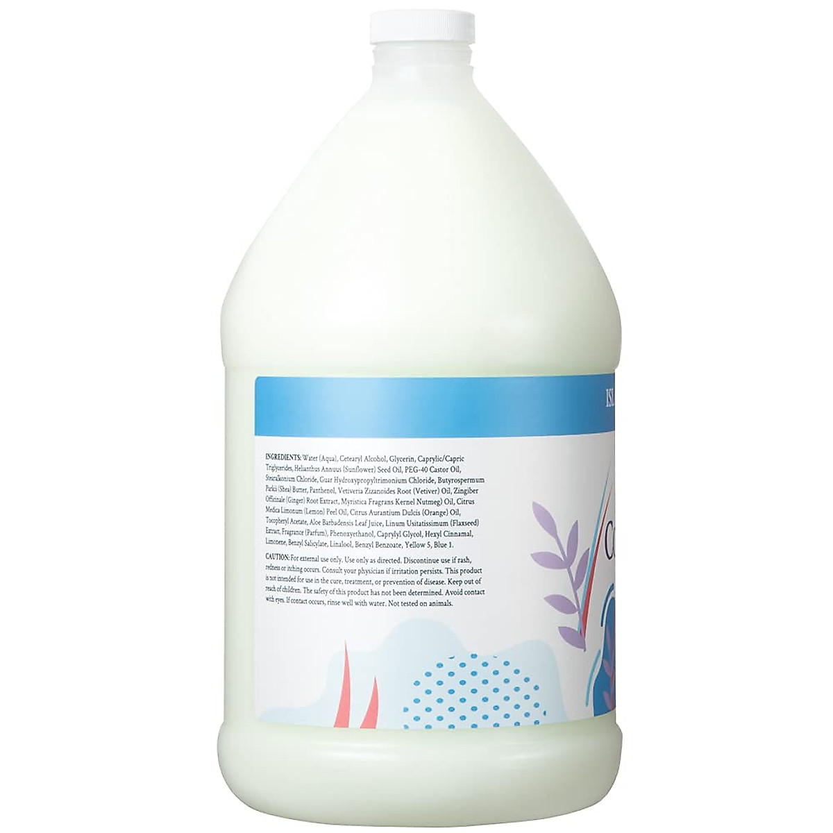 Ginger Lily Farms Botanicals Moisturizing Conditioner for Dry Hair, Island Tranquility, 100% Vegan & Cruelty-Free, Green Tea Lemongrass Scent, 1 Gallon (128 fl oz) Refill