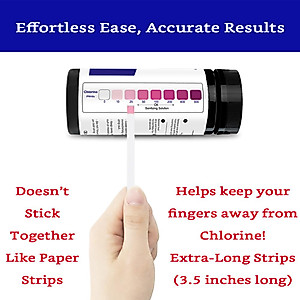 350 Strips - Chlorine Sanitizer Test Strips Food Service 0-500 ppm (Mega Pack) - Bleach Test Strips - Chlorine Test Strips for Food Service - Restaurant Test Strips - Chlorine Tester