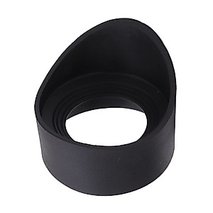 2Pcs Rubber Eyepiece Eye 27mm, Professional Collapsible Eye Guards Cups, for Microscope Eyepieces, Monoculars and Binoculars of 42?48mm/1.65?1.89in