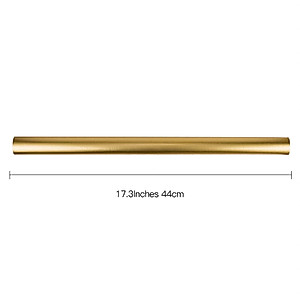 RUSPEPA Golden Metallic Wrapping Paper - Solid Color Matte Paper Perfect for Wedding, Christmas, Baby Shower - 17.5 Inches X 32.8 Feet