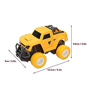 Airshi Remote Control Car Toy, Mini RC Car Toy Easy to Operate High Speed for Home (Orange)