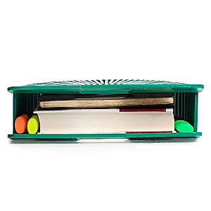 RULER TRUTH Women's Bamboo Handbag Small Straw Purses and Handbags Handmade Woven Tote Bag for Summer Beach Light Blue