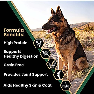 Victor Super Premium Dog Food – Purpose - Grain Free Hero Canine – Premium Gluten Free Dog Food for Active Adult Dogs – High Protein with Glucosamine and Chondroitin for Hip and Joint Health, 30lbs