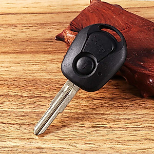 Key Shell， Car Remote Key Shell Fit for SsangYong for Actyon for Kyron for Rexton Case Cover Fob 2 Button