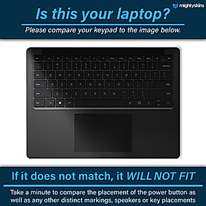 MightySkins Skin Compatible with Microsoft Surface Laptop 5 13.5” Full Wrap Kit - Midnight Blossom | Protective, Durable, and Unique Vinyl Decal wrap Cover | Easy to Apply | Made in The USA