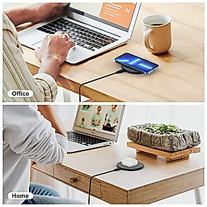 NewQ Wireless Charger,15W Max Wireless Charging Pad Compatible with iPhone 14/13/13 Pro/13 Mini/13 Pro Max/SE 2022/12/SE 2020/11/X/8,Samsung Galaxy S22/S21/S20/S10,AirPods Pro(Black 2 Packs)