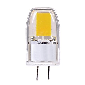 Satco S9545 G6.35 Bulb in Light Finish, 1.63 inches, Unknown, Clear