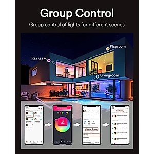 Lumary Recessed Lighting Slim 6 Inch Smart LED Recessed Lights 13W 1100LM WiFi Bluetooth LED Retrofit Downlight with Junction Box Work with Alexa/Google Assistant(6inch-4PCS)