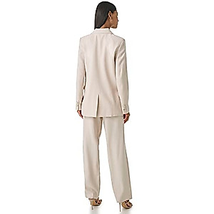 Karl Lagerfeld Paris Women's Long Sleeve Everyday Fashion Sport Jacket, Bone, Small