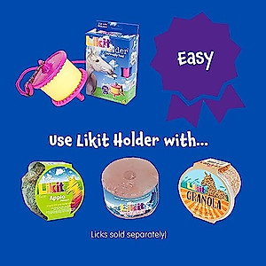 Likit Holder Stable Toy With Treat, Purple