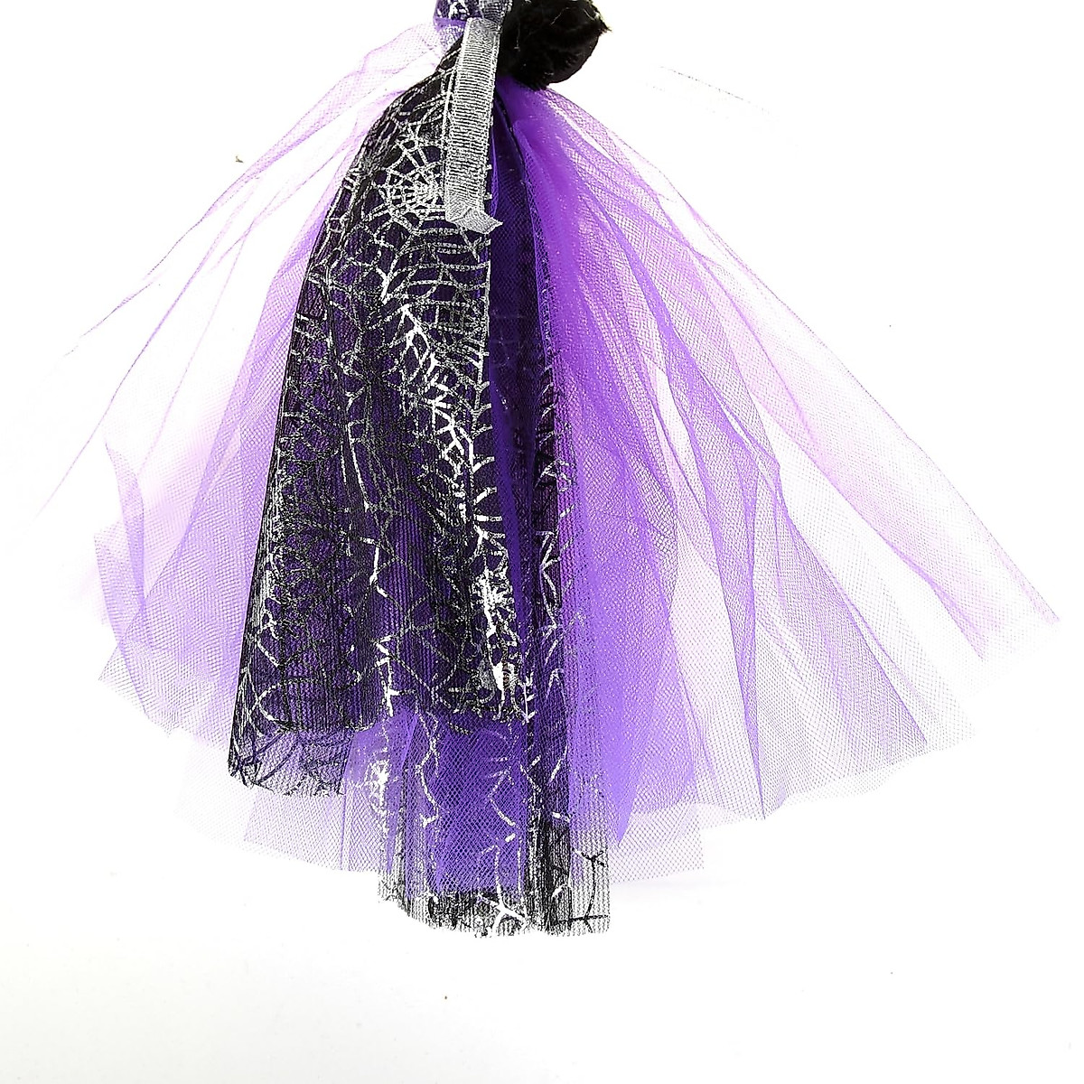 BinaryABC Halloween Witches Broom Plastic Spider Broom Witch Broomstick,Halloween Witch Decoration Props,Witch Costume Accessories,Halloween Supplies