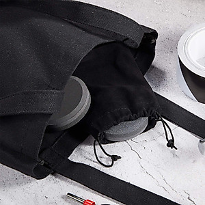 Axe Sharpener Sharpening Dual Grit Multipurpose Sharpener Puck Tool Sharpener Stone Whetstone with Flannel Bag for Hatchet Garden Tools, 240 Grits and 400 Grits(3 Pieces)