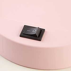 Idea Nuova Nickelodeon JoJo Siwa Switch Operated LED Task Table and Desk Lamp with Charging Outlet