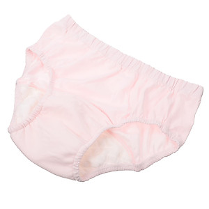 Adult Diapers Cotton Underwear Leak Diapers Adult Cloth Diaper Cover Active Waterproof Leakproof Pants for Adults Elderly Pink XL