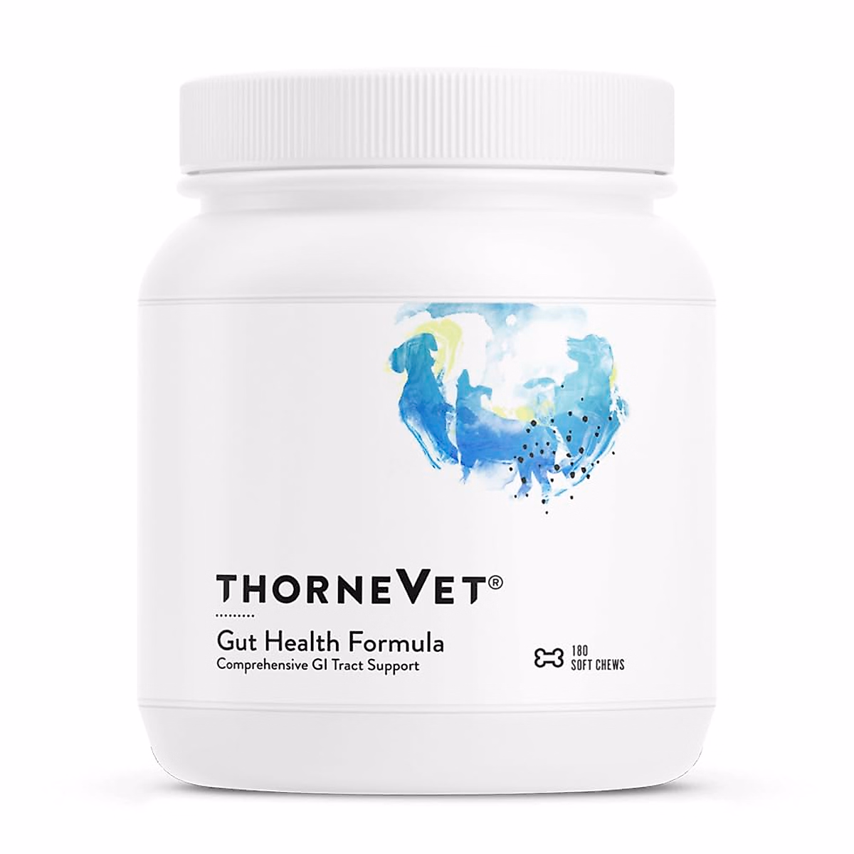 ThorneVet Gut Health Formula – Gastrointestinal Support for Dogs, Cats & Horses, 180 Soft Chews