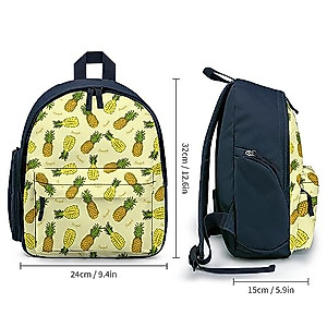Yellow Pineapple Backpack Lightweight Travel Work Bag Casual Daypack Business Laptop Backpack for Women Men