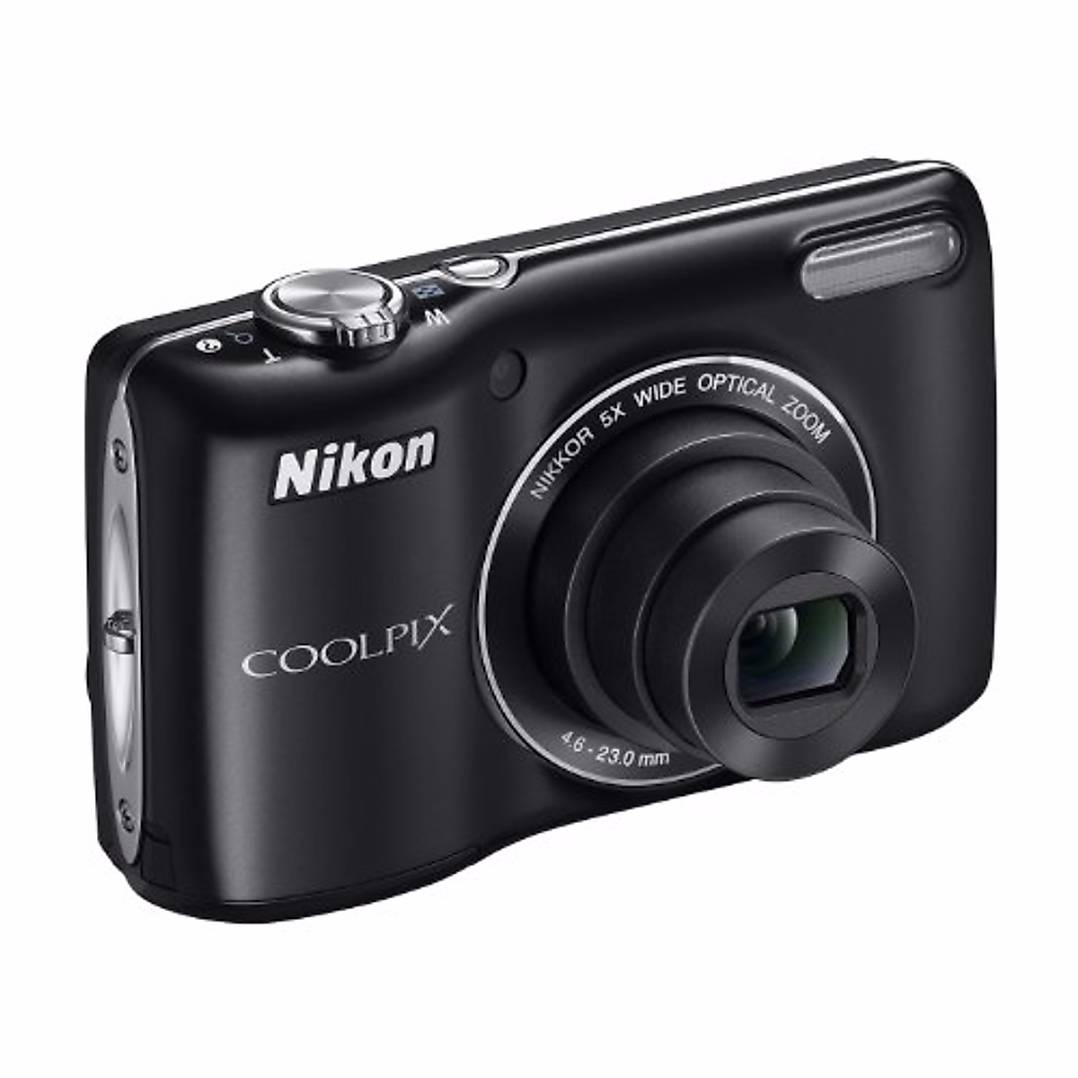 Nikon COOLPIX L26 16.1 MP Digital Camera with 5x Zoom NIKKOR Glass Lens and 3-inch LCD (Black)