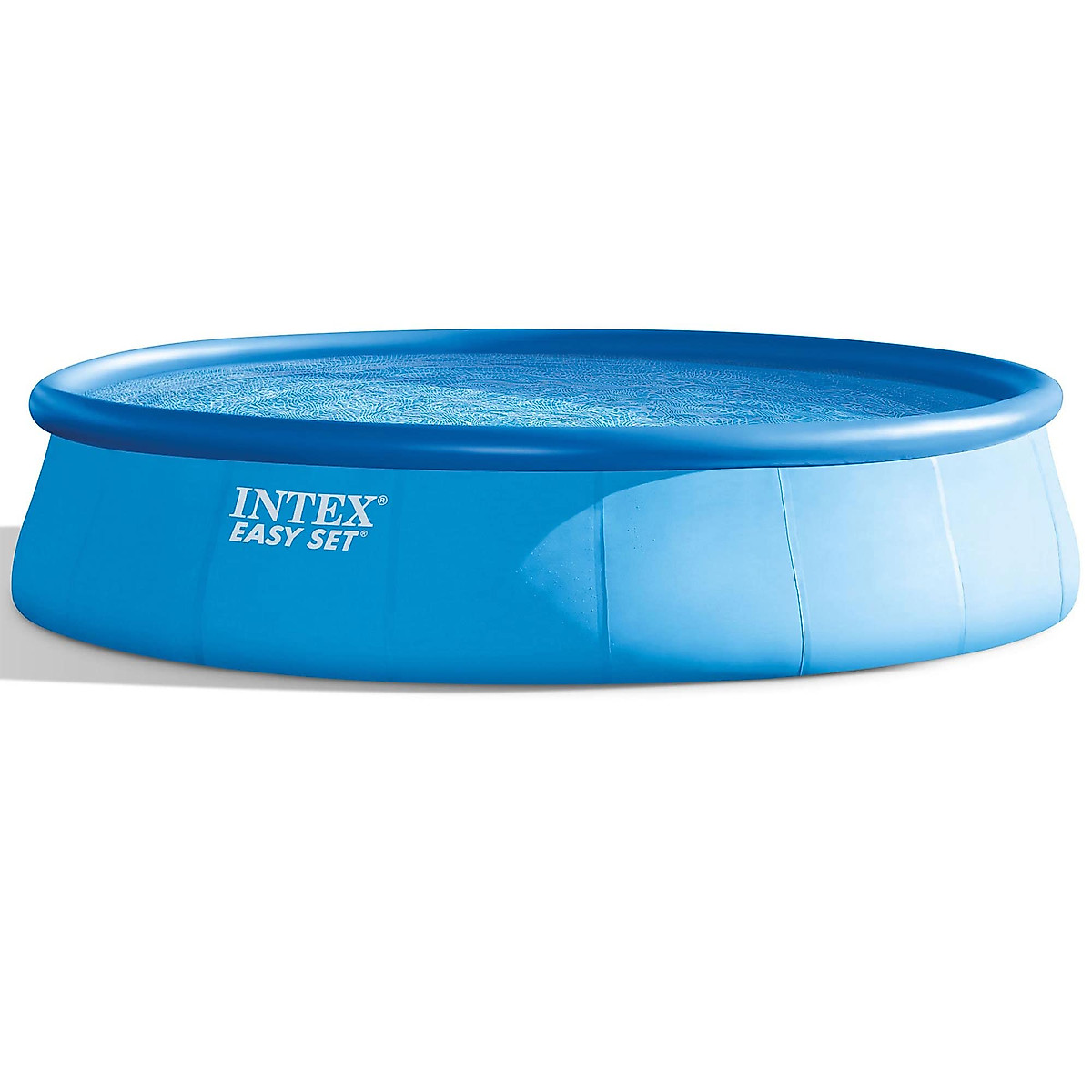 Intex Easy Set 18' x 48" Round Inflatable Above Ground Swimming Pool Set with Filter Pump, Ladder, Pool Cover, and 7" Chlorine Dispenser