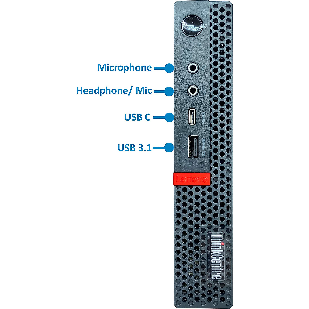 Lenovo ThinkCentre M720q Tiny Desktop Computer, Intel i3-8100, 16GB RAM, 1TB NVMe, 4K Monitor Support DisplayPort, HDMI, AC Wi-Fi, Bluetooth - Windows 10 Pro (Renewed)