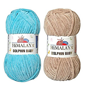 LKCBUMK Hand Knitting Yarn Himalayan Dolphin Baby Velvet Rope Hand Knitting Wool 100g (Color : Green)