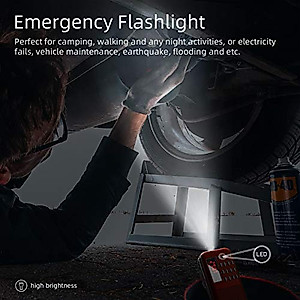 Mini Portable Radio AM FM Pocket Radio with MP3, LED Flashlight, Digital Radio Speaker Support Micro SD/TF Card/USB, Auto Scan Save, 1200mAh Rechargeable Battery Operated, by PRUNUS[Latest Version]