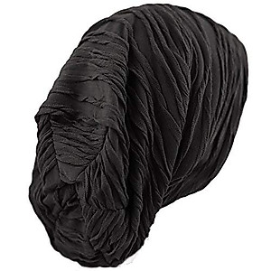 The Hat Depot 200h2800 Premium Quality Baggy Wrinkled Slouchy Beanie (1. 2800 - BLACK)