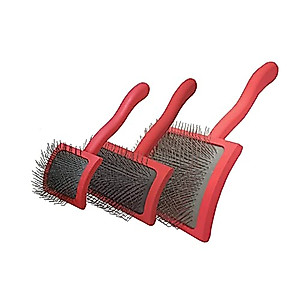 Chris Christensen Shampoo & Brush Bundle, White on White Whitening Treatment Shampoo 16 oz, Just Divine Brushing Spray 16 oz, Big G Slicker Brush, Groom Like a Professional, Made in USA