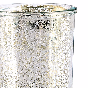 Allure Home Creation Athena 4-Piece Glass Bathroom Accessory Set Turquoise Blue w/Metallic Silver Accents