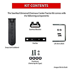 SawHaul Universal Chainsaw Carrier Kit for Tractors Made in USA