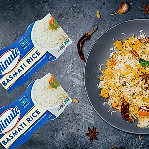 Microwavable Basmati Rice Bundle. Includes Two-8.8 Oz Packages of Minute Microwavable Basmati Rice! Total of 4 Cups of Instant Cooked Rice! Comes With a BELLATAVO Fridge Magnet!