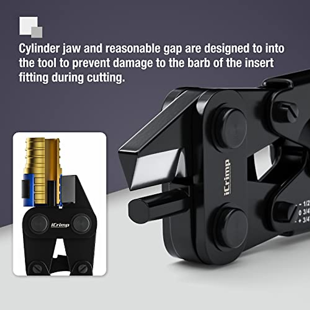 Copper Ring Removal Tool Decrimping Tool for ASTM F1807 1/2",3/4"and 1" PEX Ring