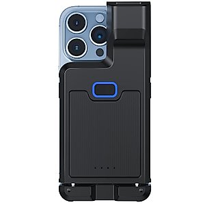 Alacrity QR Code Scanner Bluetooth Android Barcode Scanner, Wireless Adjustable Back Clip Phone Bar Code Scanner with 3000mAh Rechargeable Battery ompatible with Android, iOS, iPad,iPhone