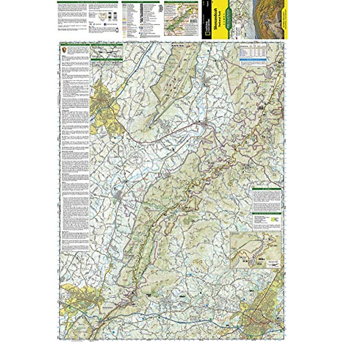 Shenandoah National Park Map (National Geographic Trails Illustrated Map, 228)