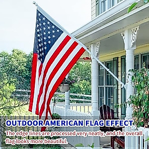 American Flag,3x5 American Flag Outdoor Heavy Duty Made In Usa,American Flags For Outside 3x5, Built For Outdoor Use,The Best Us Outdoor Flags(100% Made In Usa)