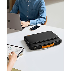 tomtoc 360 Protective Laptop Carrying Case for 13-inch MacBook Air M2/A2681 M1/A2337 2022-2018, MacBook Pro M2/A2686 M1/A2337 2022-2016, 13-inch Surface Pro 9/8/X, Water-Resistant Laptop Bag