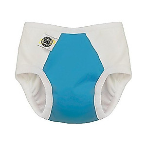 Pull-on Undies 2.0 Stretchy Waterproof Potty Training Pants and Toilet Training Underwear (Small, Aqua)