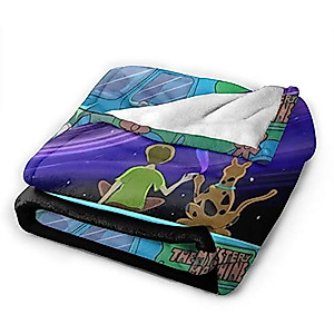 Bheovkv Smoking Trip Best Cozy-Soft Travel Blanket Throw Blanket Ultra Soft Microplush Flannel Fleece Blanket for Sofa Couch 50"X40"